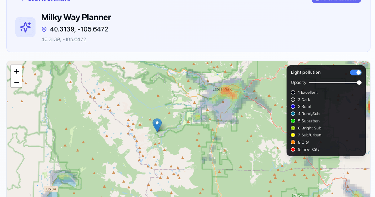 Milky Way Planner — Free Astrophotography Planning Tool
